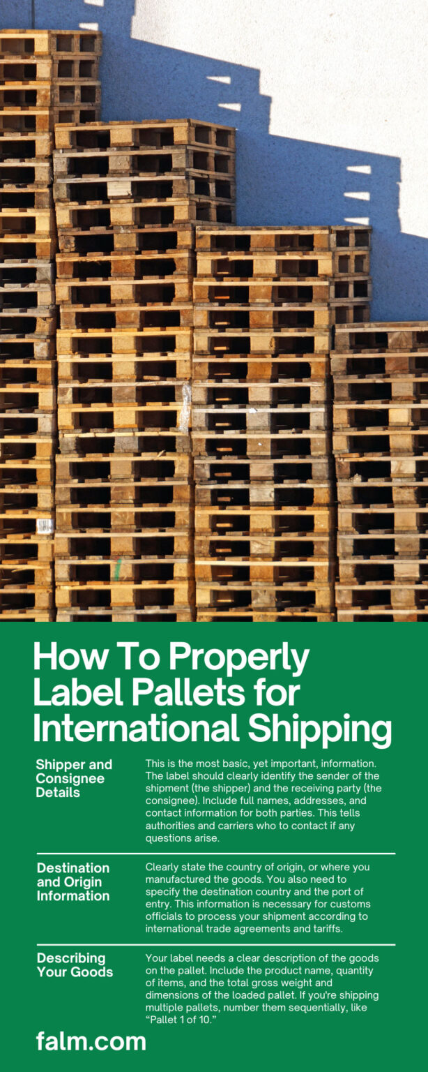 How To Properly Label Pallets for International Shipping | FALM
